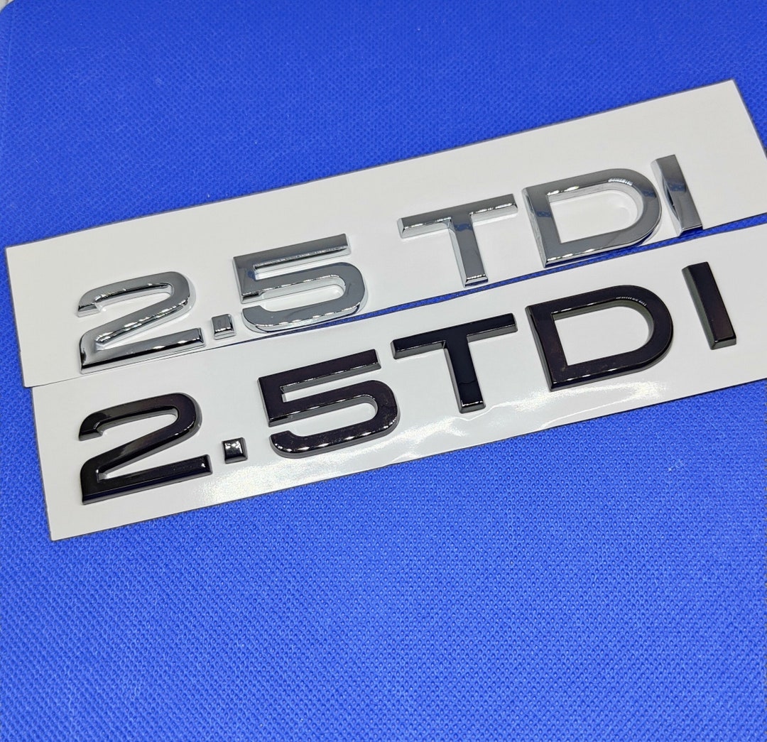 Logo 2.5 TDI Stickers Emblem Sticker Chrome or Glossy Black - Etsy
