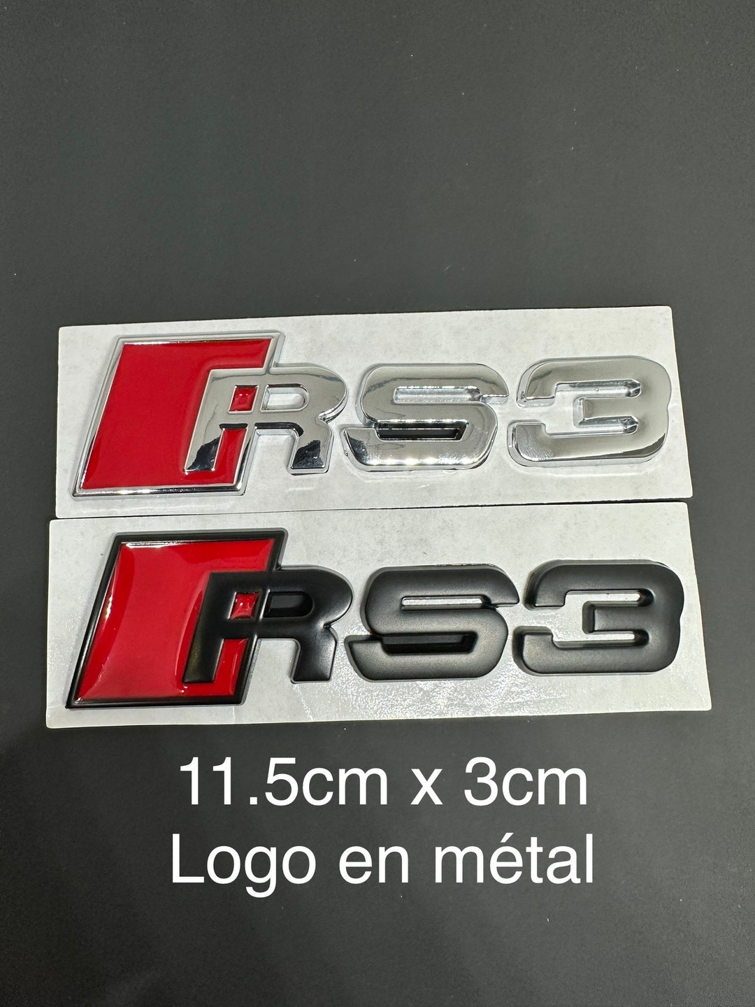RS3 Logo Rear Tailgate Emblem Badge Metal Sticker - Etsy