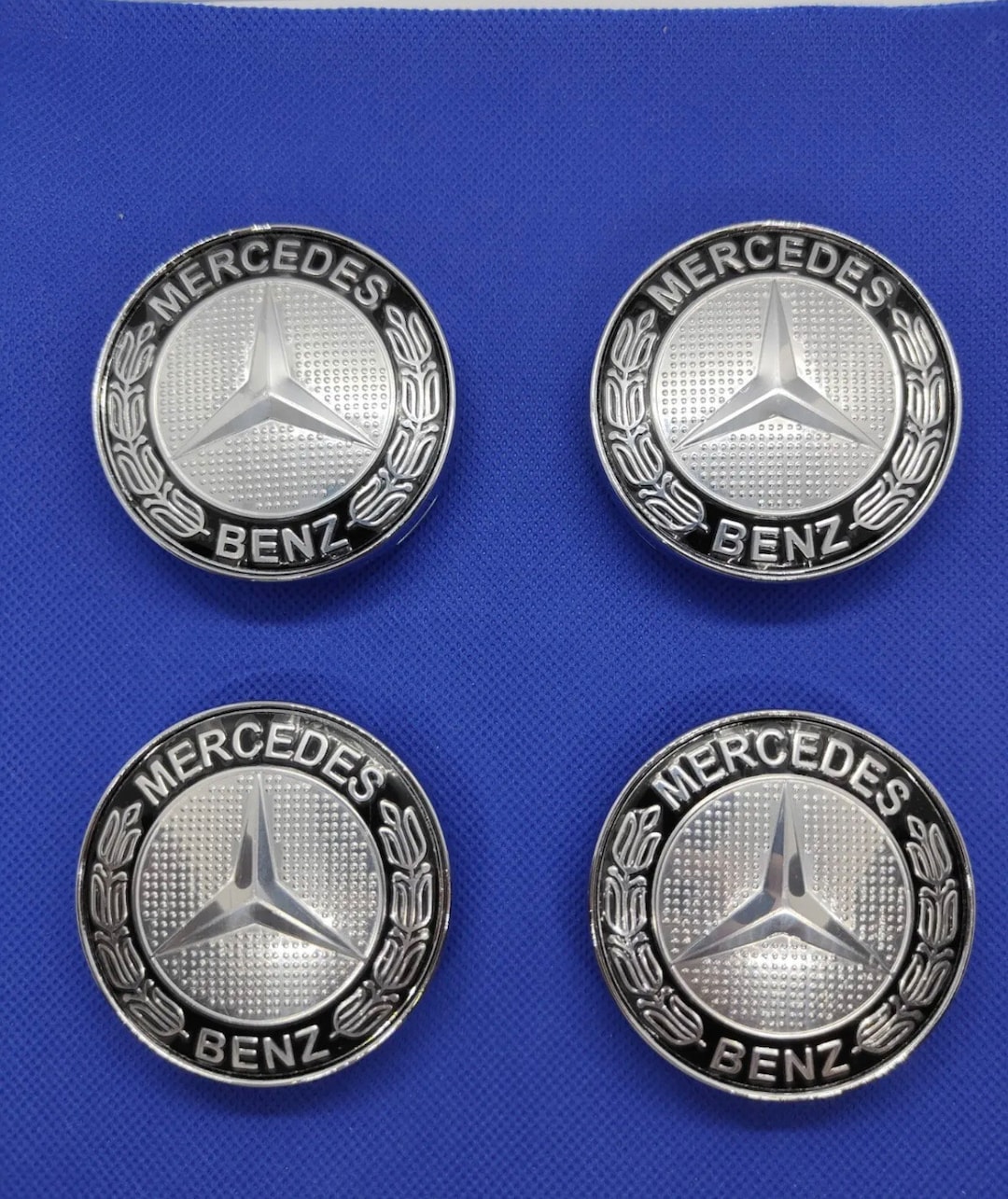 4 Hub Caps Mercedes Logo Wheel Center Rim 60mm Black - Etsy