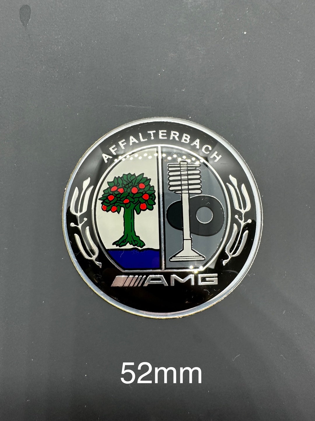 Logo Emblem Mercedes Affalterbach AMG Color Central Multimedia 52mm - Etsy