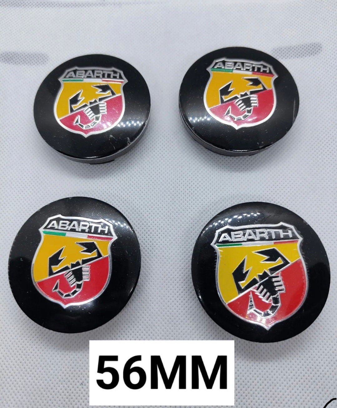 4 Hub Caps Logo Abarth Rim Wheel Center 56mm - Etsy
