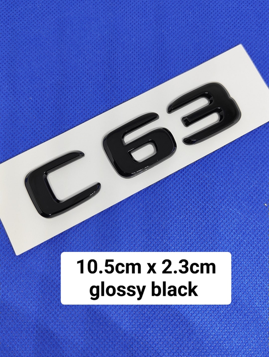 Logo C63 Stickers Sticker Emblem Glossy Black Glossy Black - Etsy