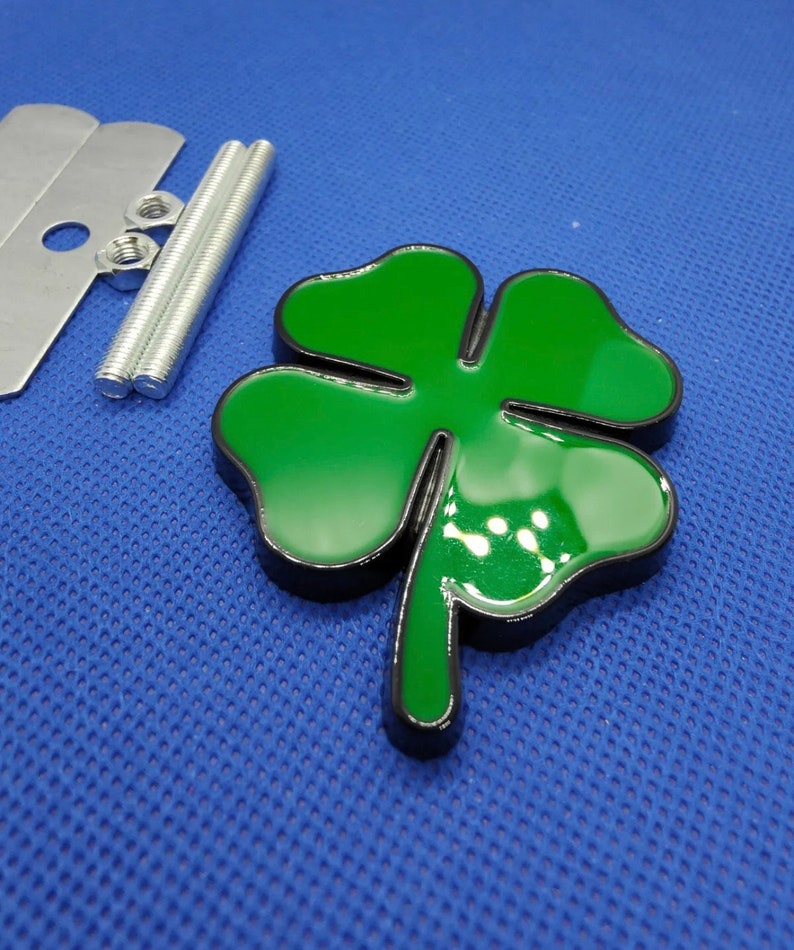 Logo Emblem Grille Clover Metal 147 159 Front Grille Black Clover - Etsy