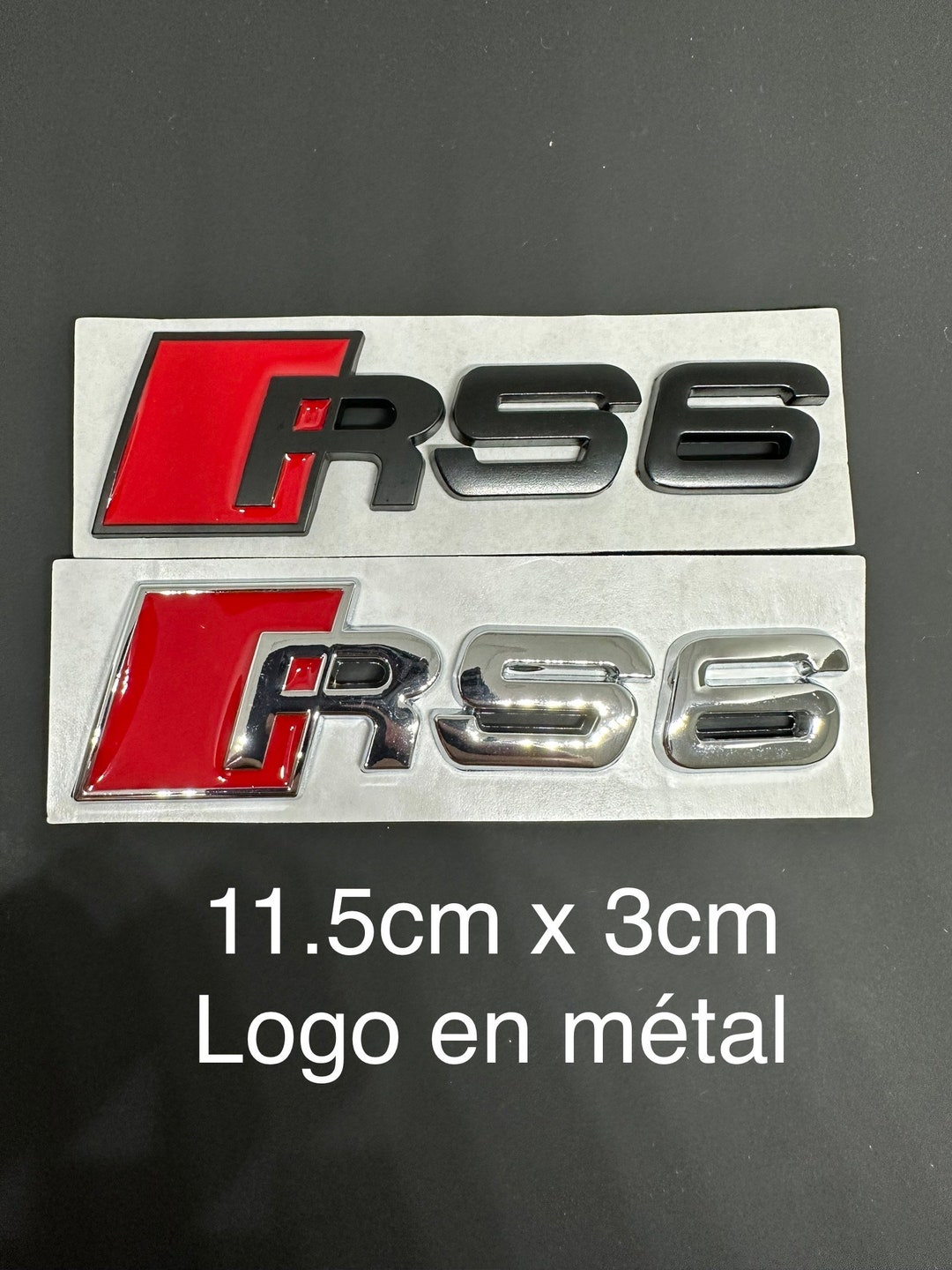 RS6 Logo Rear Tailgate Emblem Badge Metal Sticker - Etsy