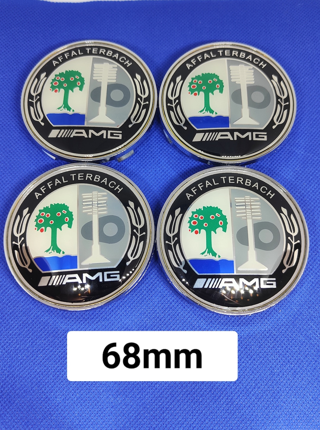 4 Hub Caps Mercedes AMG Logo Affalterbach Rim Wheel Center Caps 68mm - Etsy