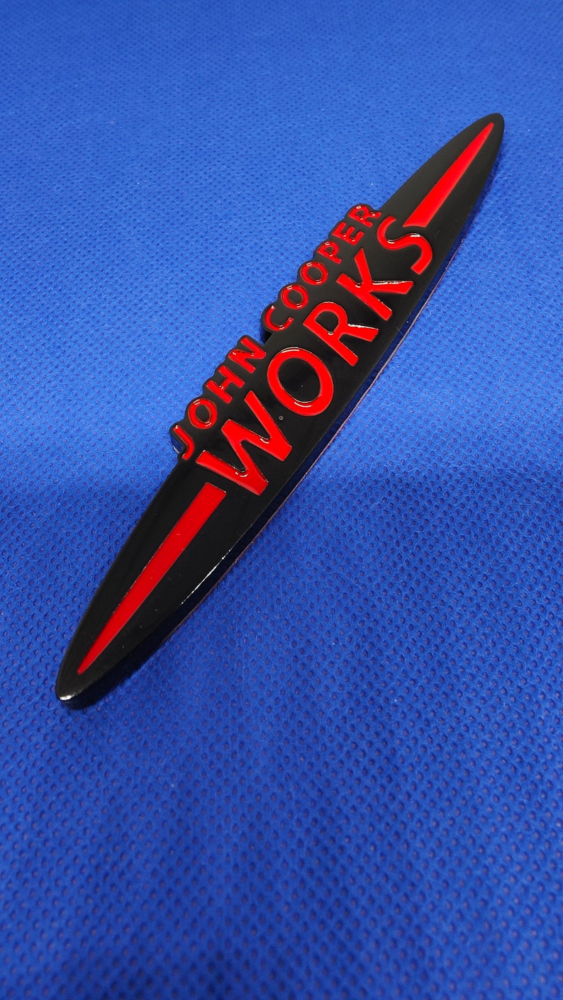 Mini-john-cooper Works Jcw Logo/metal Emblem 135mm for Clubman-s-one ...