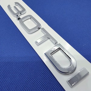 Logo 3.0 TDI Stickers Emblem Chrome Sticker - Etsy