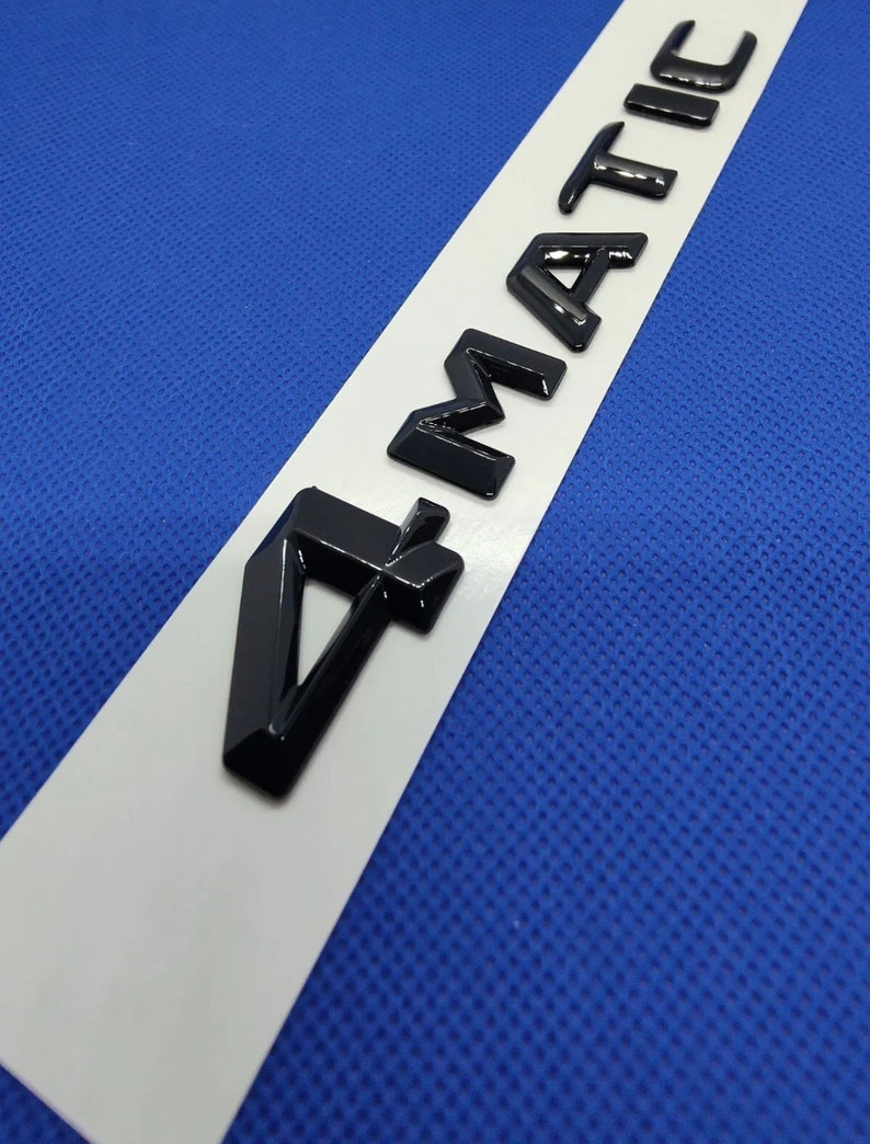 Logo 4matic Stickers Sticker Emblem Glossy Black 3D Glossy Black - Etsy