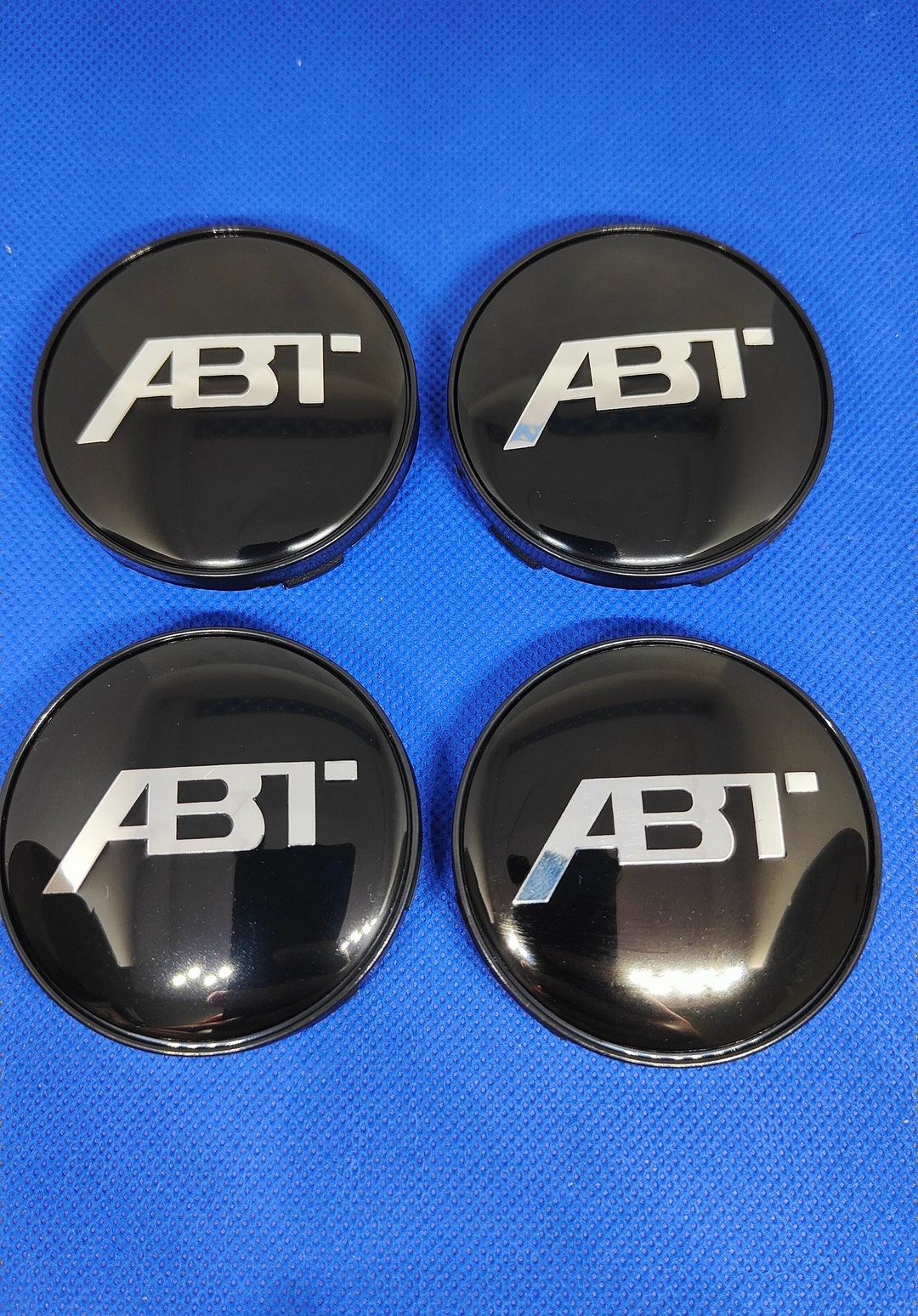 4 Hub Caps Logo Abt Rim Wheel Center 60/56mm Black - Etsy