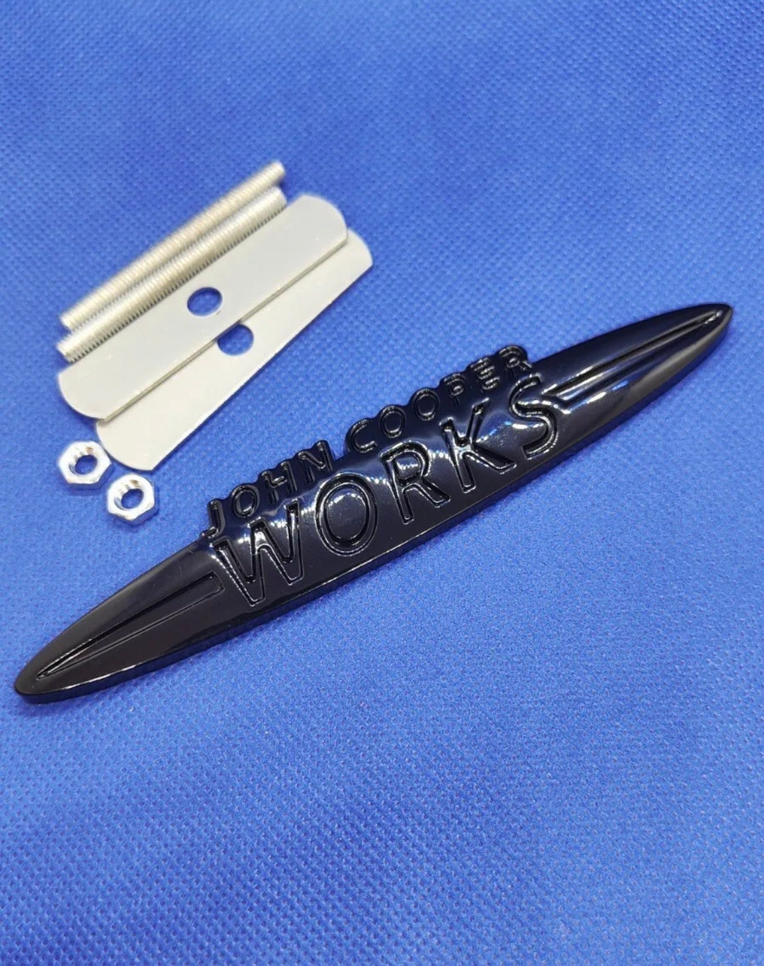 Mini-john-cooper Works Jcw Logo/metal Emblem Grille 135mm for Clubman-s ...