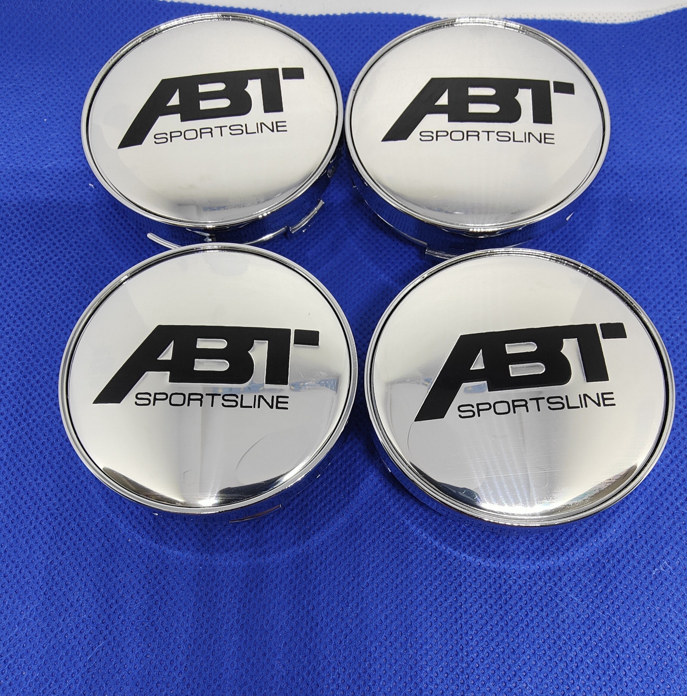 4 Hub Caps Logo Abt Rim Wheel Center 60/56mm Chrome - Etsy