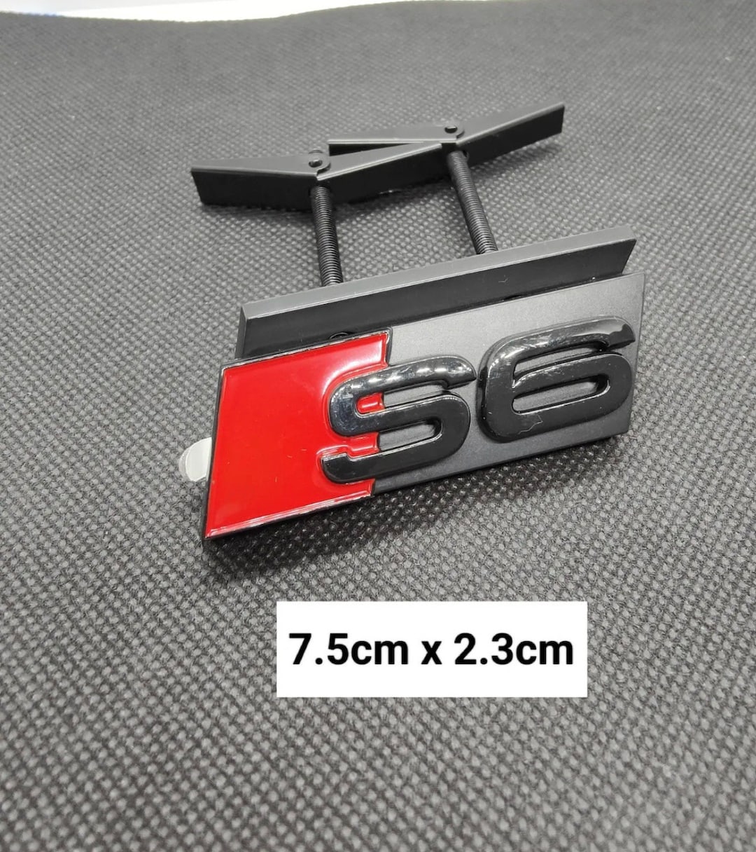 S6 Logo Glossy Black Emblem Front Grille - Etsy