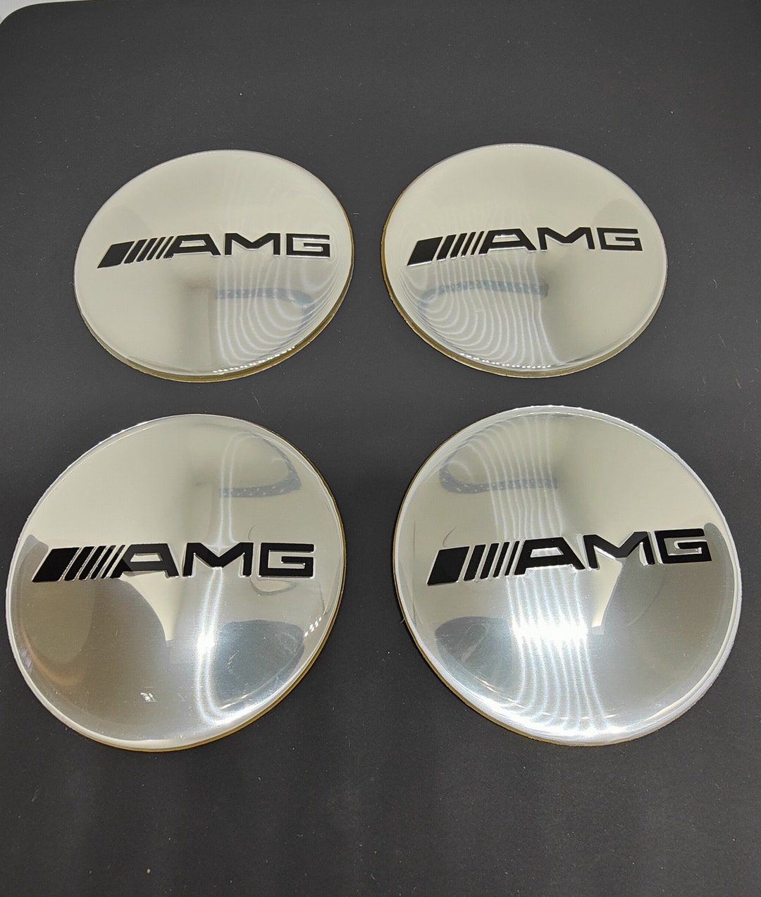 4 Chrome Stickers Wheel Center Hub Wheel Cap Mercedes Amg 65mm - Etsy