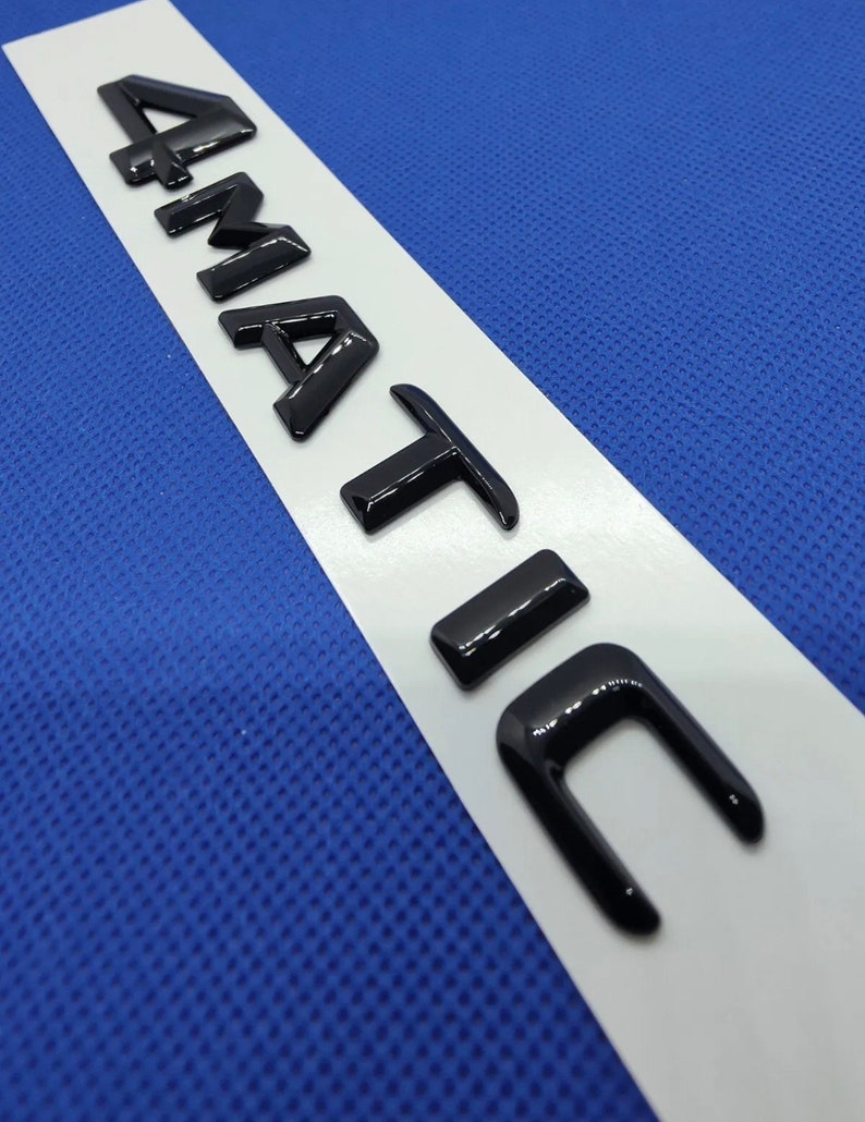 Logo 4matic Stickers Sticker Emblem Glossy Black 3D Glossy Black - Etsy