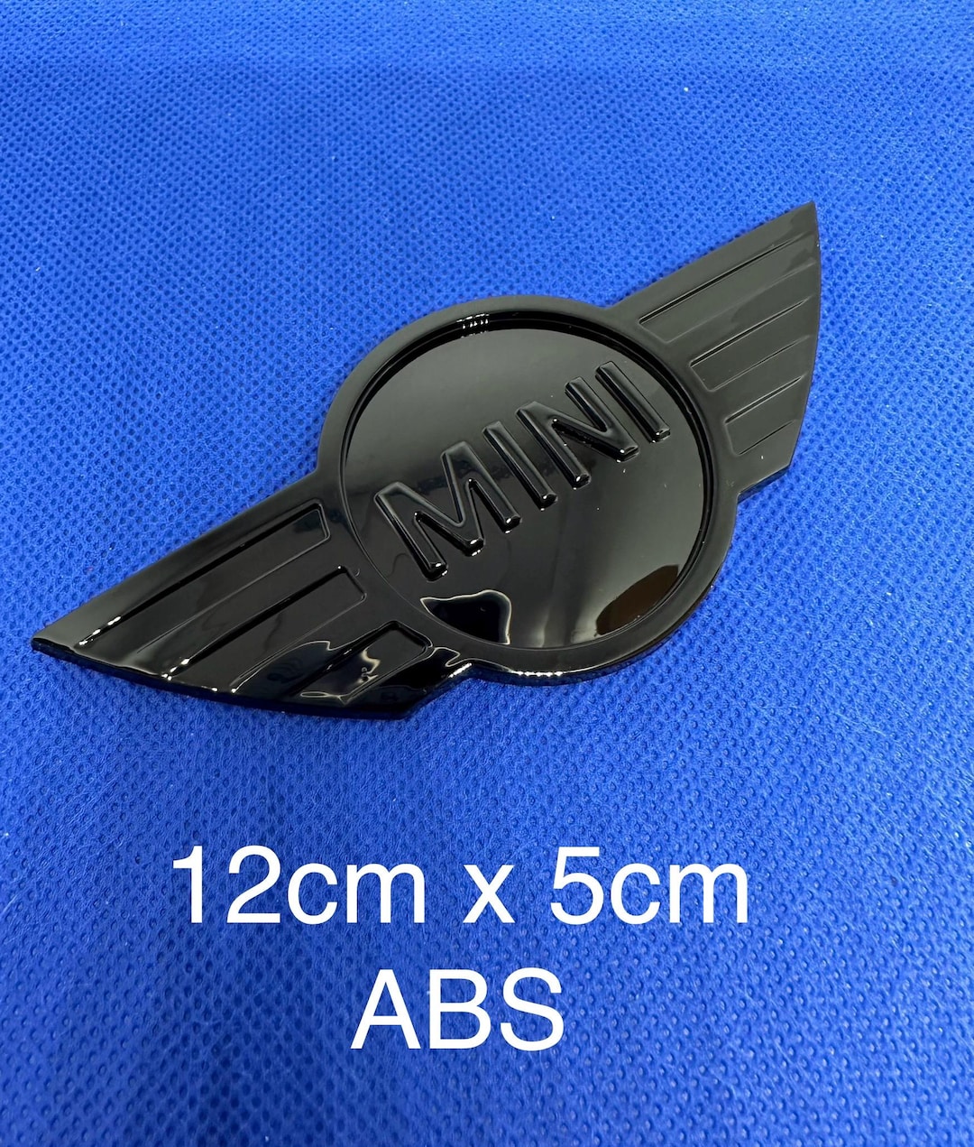 Logo for Mini-cooper Emblem Hood or Rear 12cm X 5cm ABS Glossy Black - Etsy