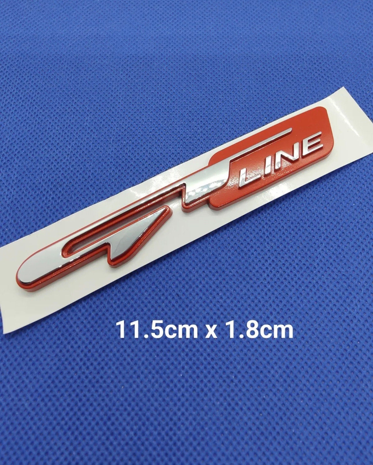 Gt-line Logo, Red Emblem, ABS Badge - Etsy