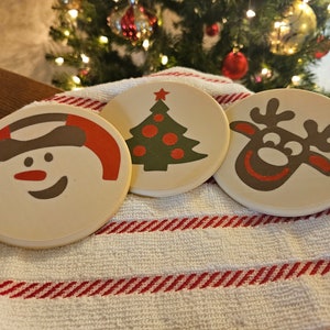 Christmas Sugar Cookie Coasters - Etsy