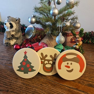 Christmas Sugar Cookie Coasters - Etsy