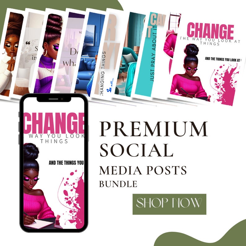 Premium Done for You Social Media Posts- Instant Impact - Etsy