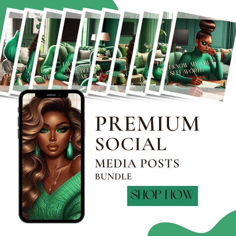 Premium Done for You Social Media Posts: Affirmations - Etsy