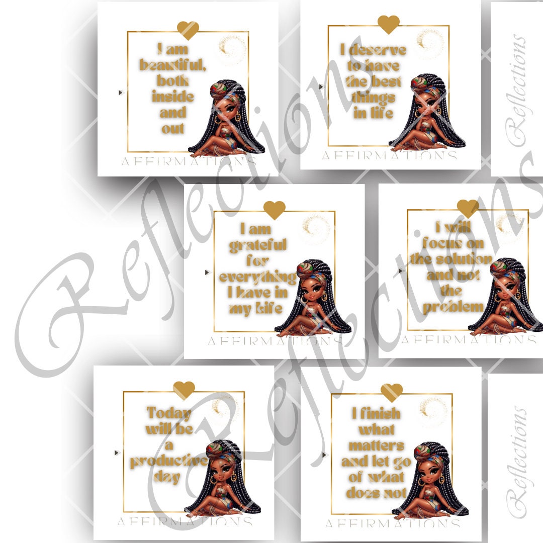 Chibi Affirmations: Petite Power for Positivity - Etsy