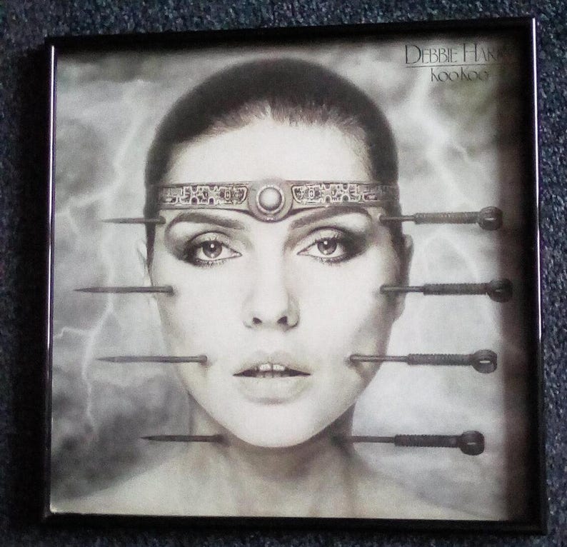 Debbie Harry/ Kookoo Original Vinyl Album Cover Mounted Framed 13 X 13 ...