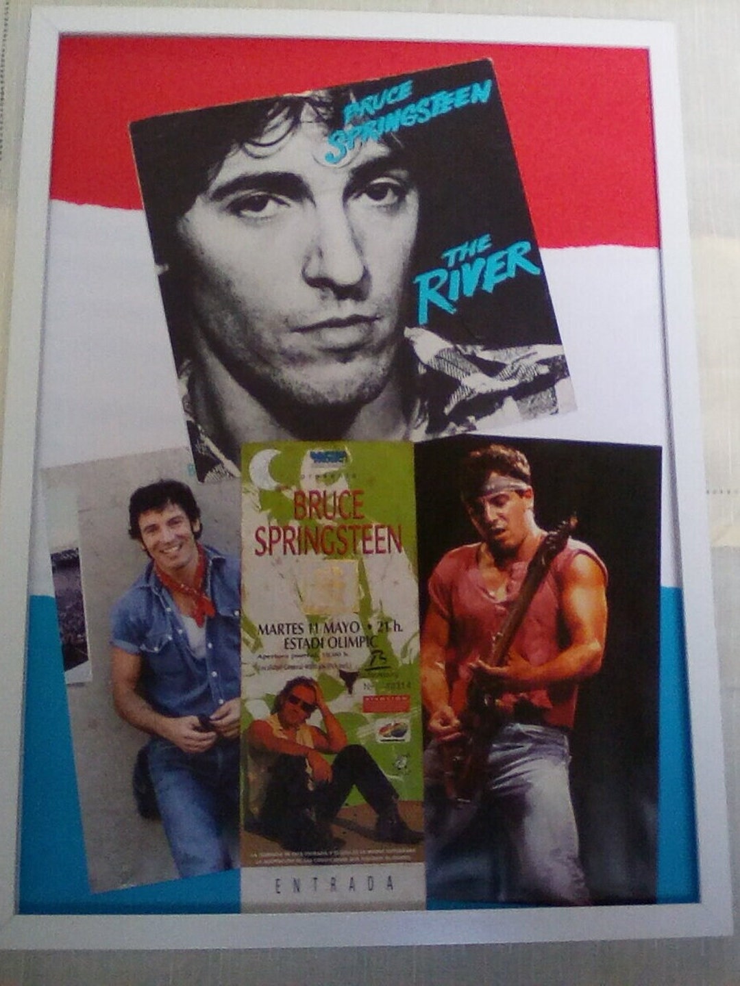 Bruce Springsteen Original Gig Ticket Display Framed.17 X 13 - Etsy