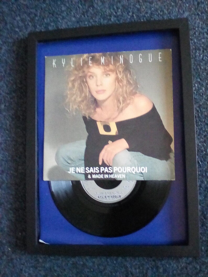 Kylie Minogue. Original Vinyl and Cover Framed..stocking Filler 12 X 9 ...