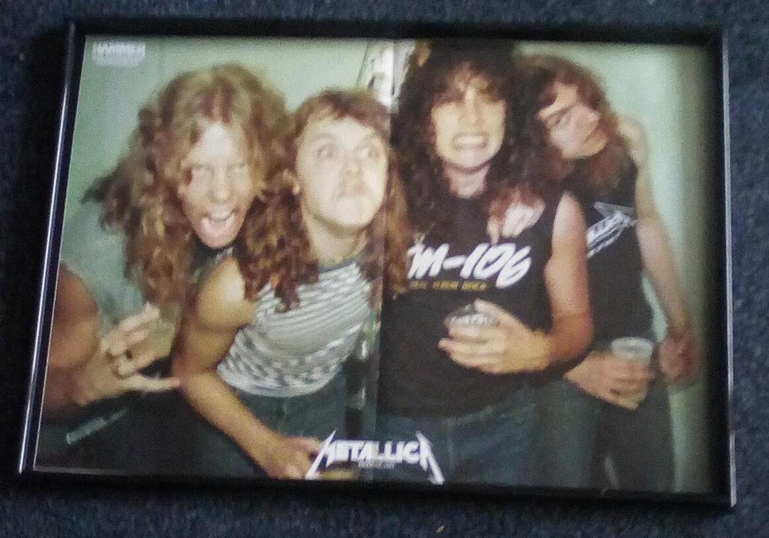 Metallica Original Mag Poster Framed Ready to Hang 16 X 12 Ins - Etsy