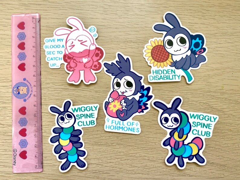 Butterfly Disability Awareness Vinyl Stickers - Etsy