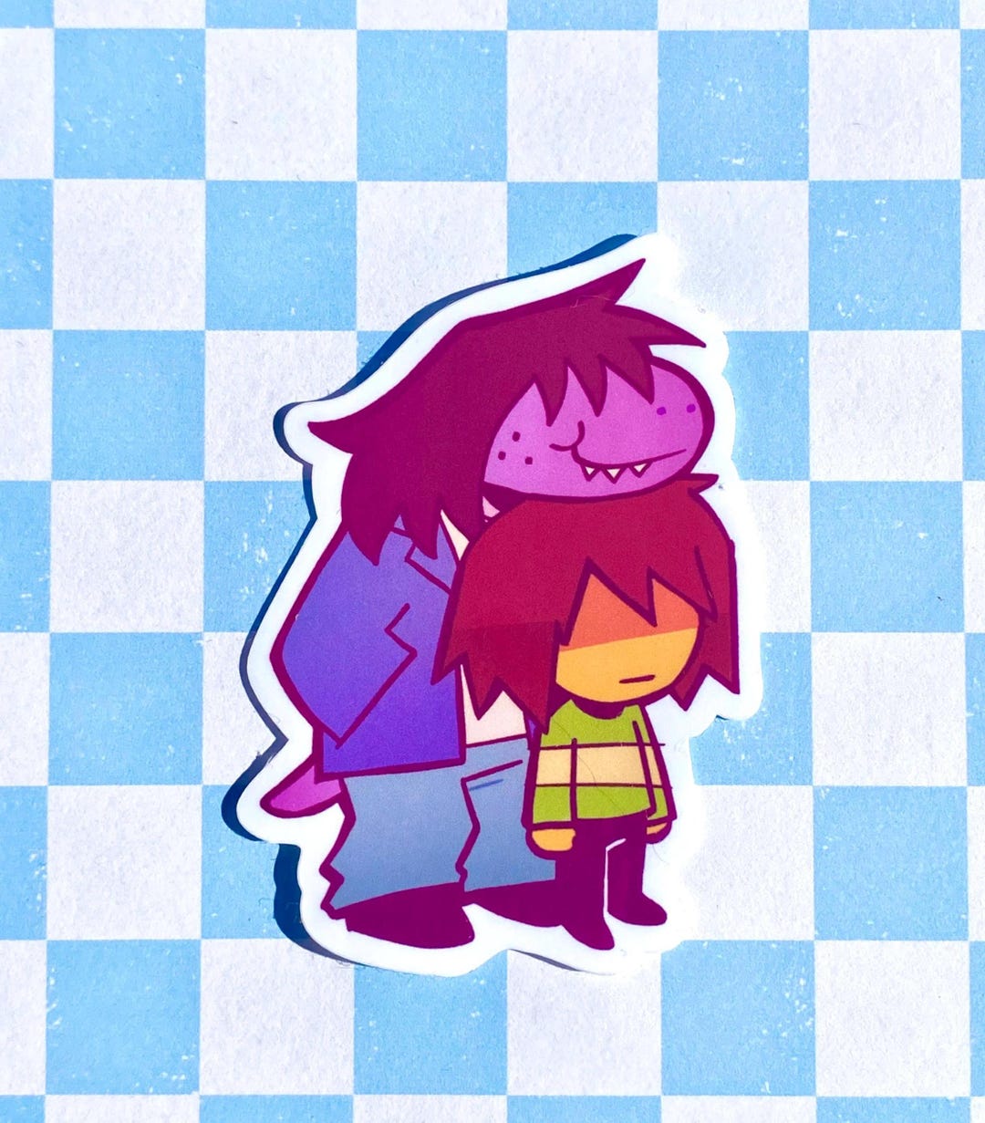 Deltarune Kris Susie Sticker - Etsy