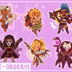 SHIPPING NOW Overwatch Acrylic Charms Junkerqueen, Ramattra, Junkrat ...
