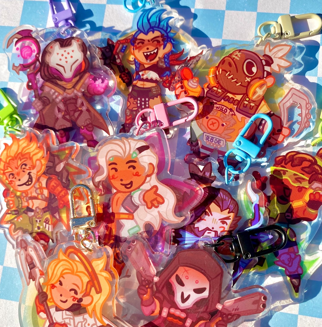 SHIPPING NOW! - Overwatch Acrylic Charms - Junkerqueen, Ramattra ...