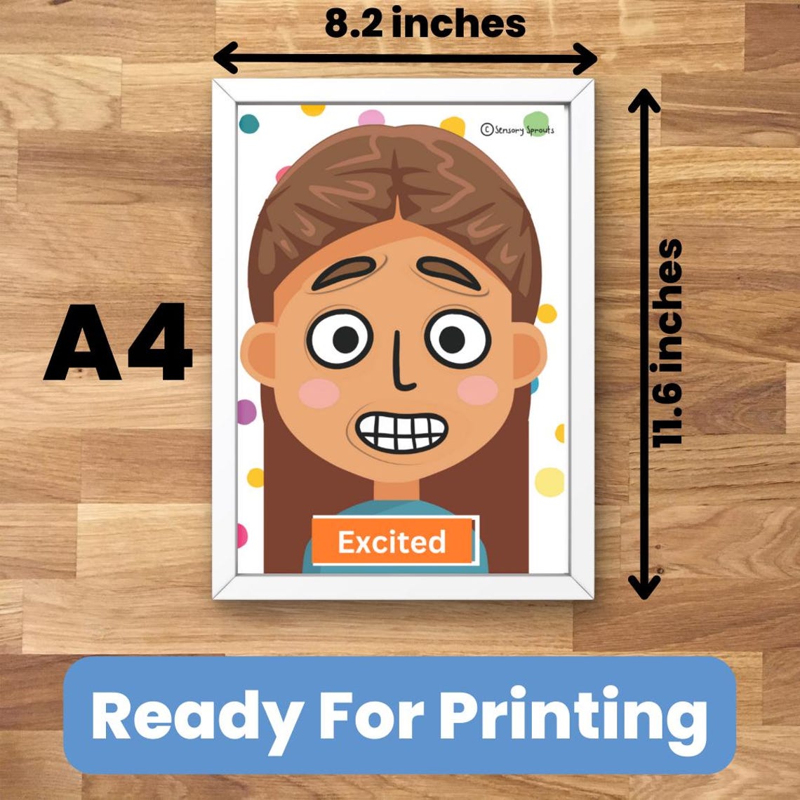 Printable Emotions Activity for Kids Girl Version Feelings Chart Quiet ...