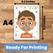 Printable Emotions Activity for Kids Boys Version Feelings Chart Quiet ...