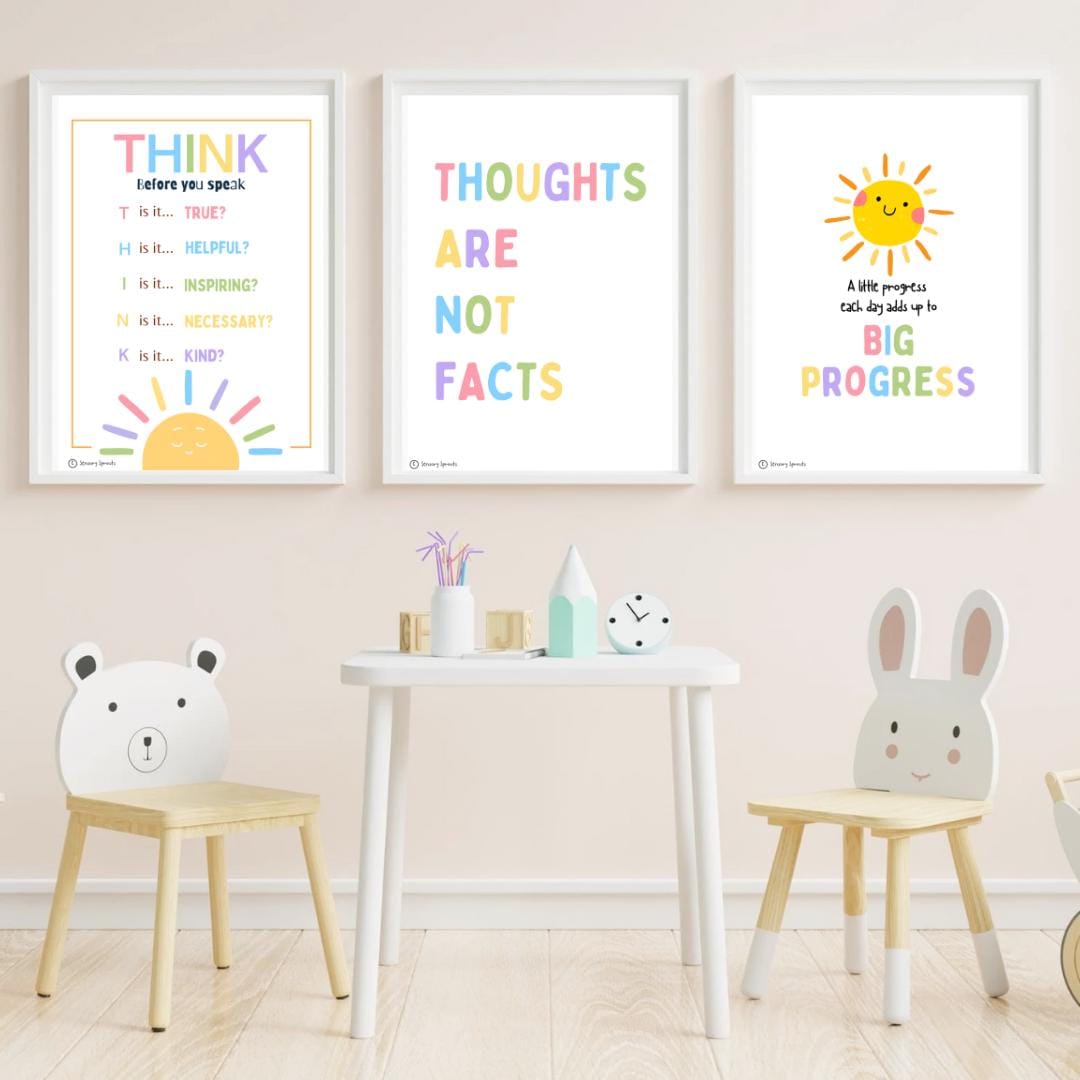 Calm Down Corner Posters SEL Feelings Poster Calming Corner Printables ...