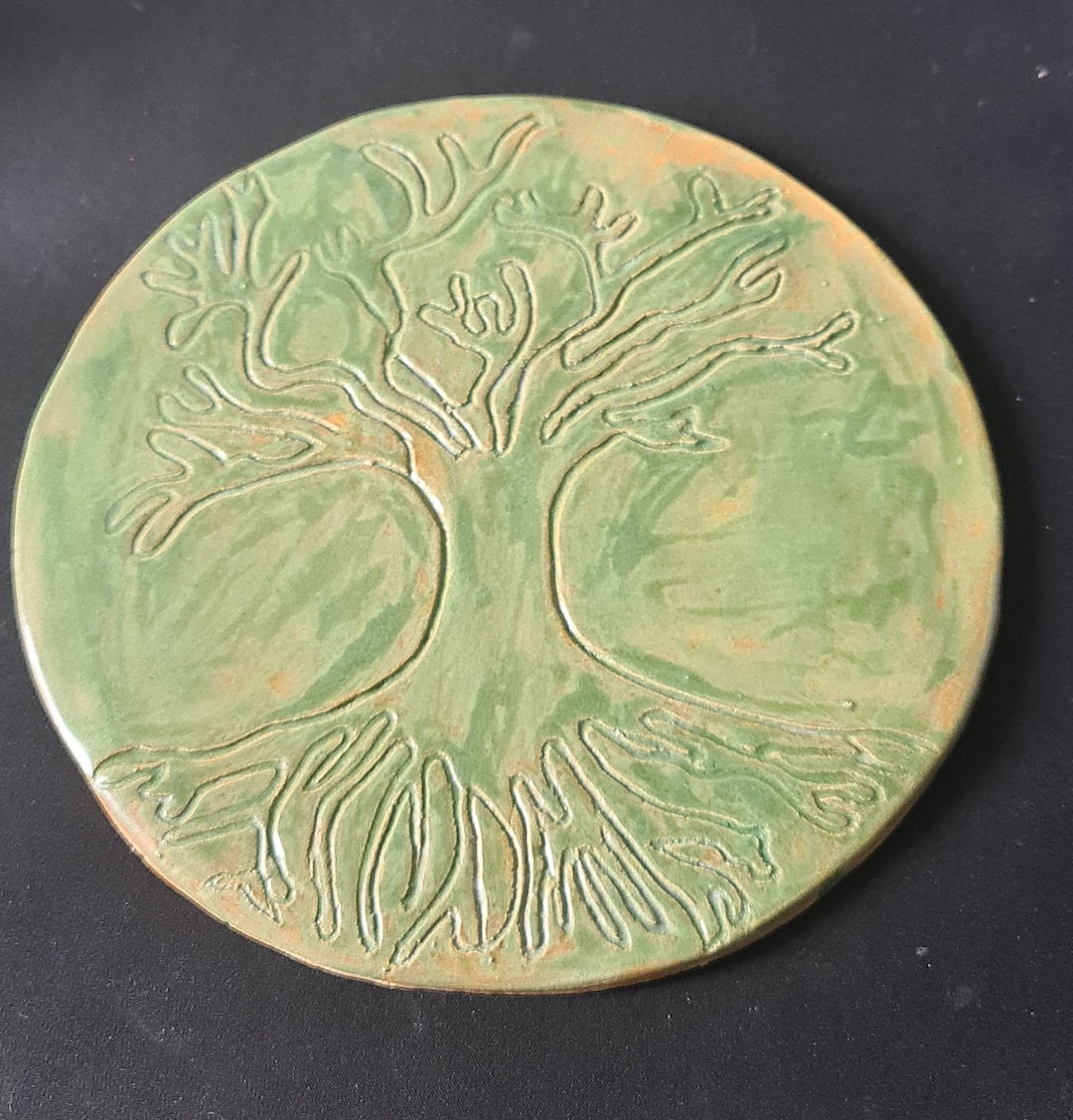 Tree of Life Ceramic Tree of Life Plate Tree of Life Platter - Etsy