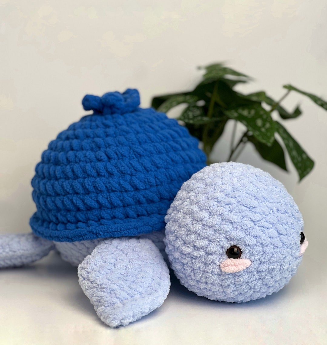Crochet Blueberry Turtle Stuffed Animal Amigurumi Baby Toy Doll - Etsy