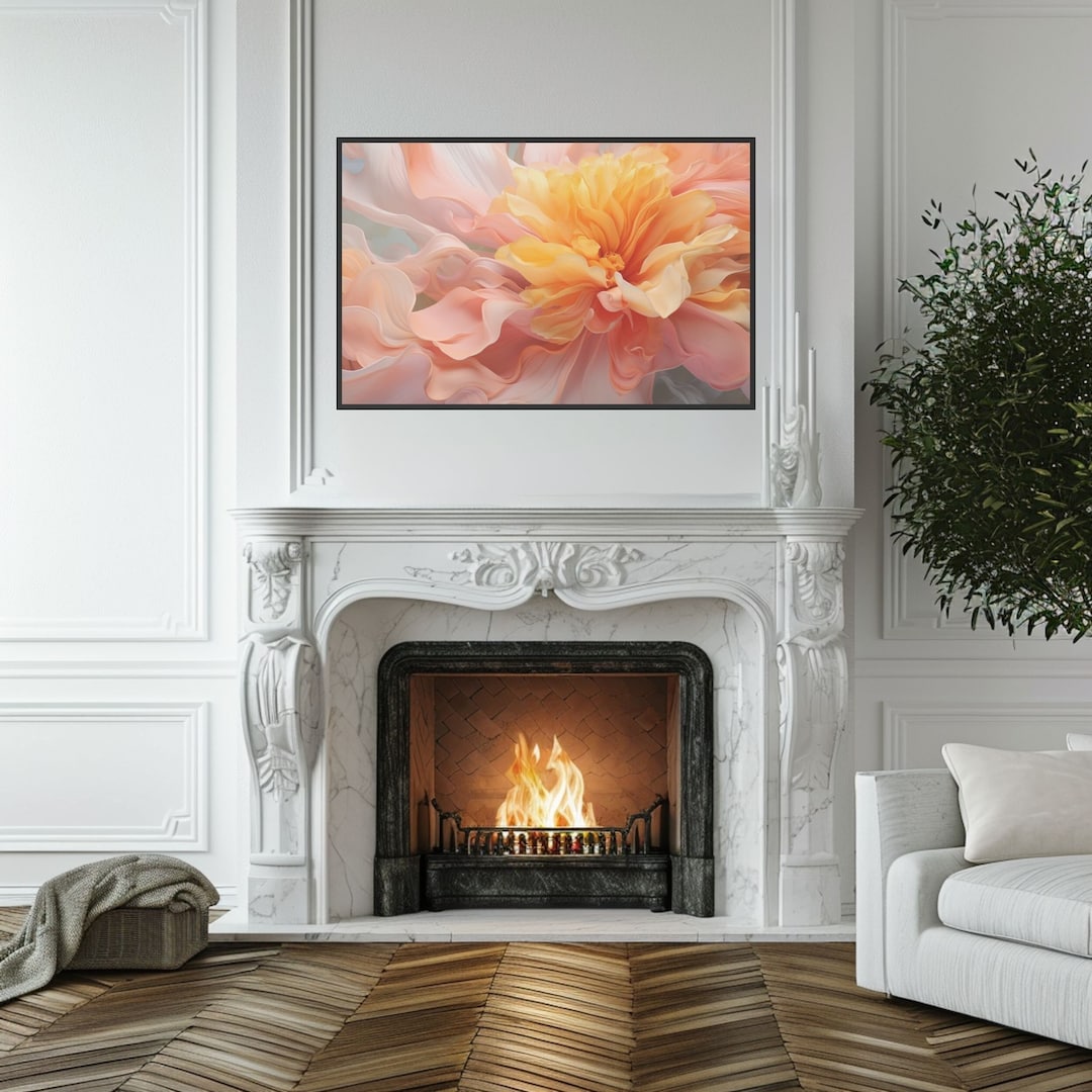 TV Frame Art, Artwork for Frame TV, Sunset Swirls for Modern Home Decor ...