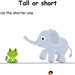 Identifying Tall Short Activities for Kids, Fun Learning Pages, for ...