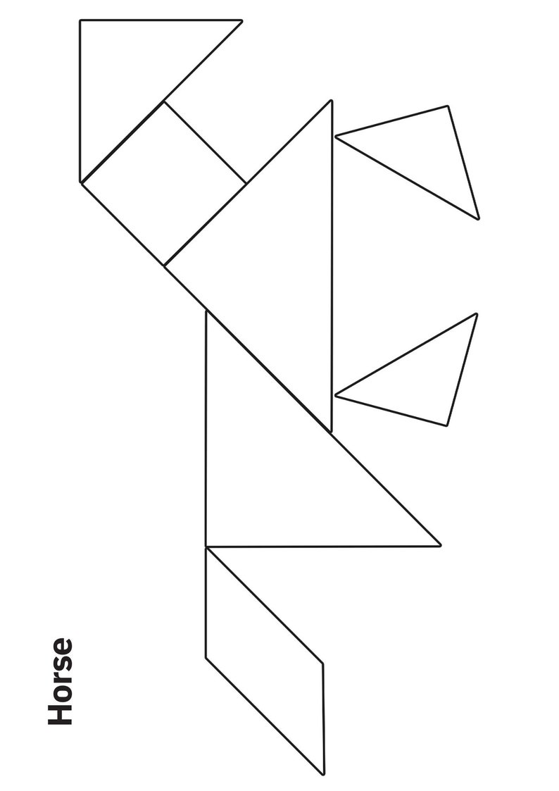 Animal Tangrams Shape Template, Kids Picture Books, Educational and Fun ...