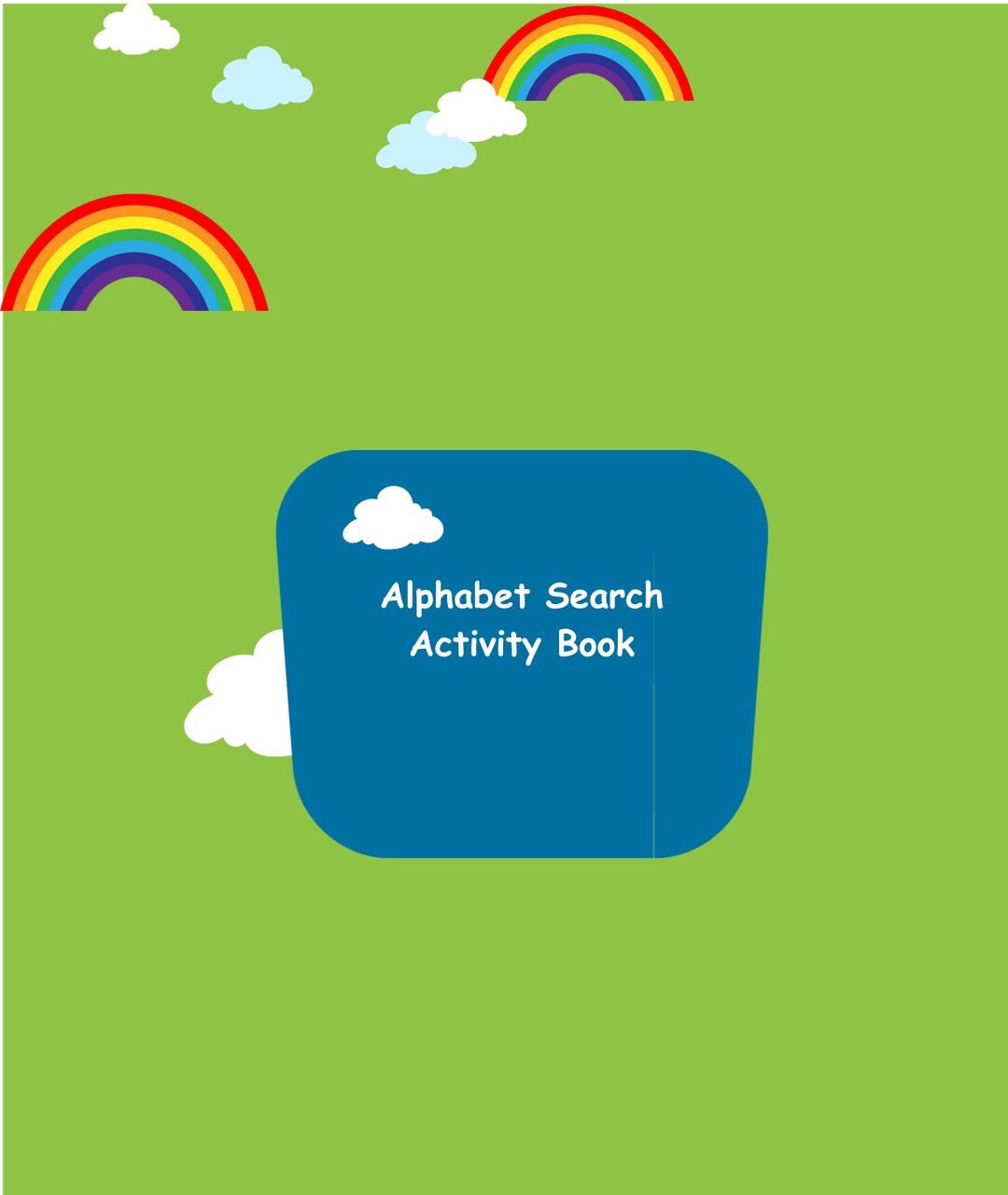 Alphabet Search Activity Book, Alphabet Busy Book, Learning Binder ...