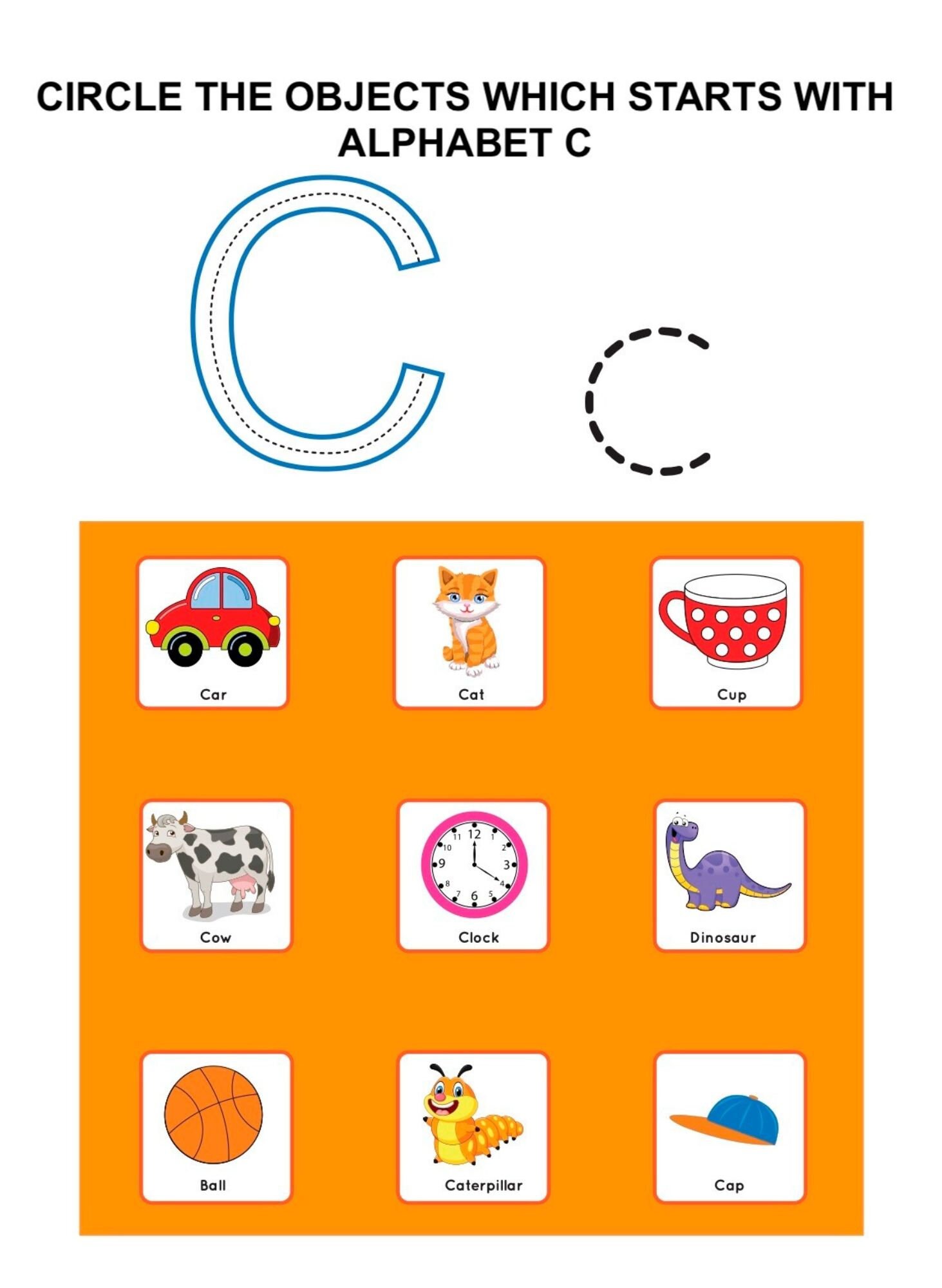 Alphabet Objects Type Engaging Activity Book for Kids - Etsy