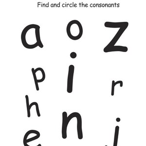 Circle Consonants Type Learning for Kids, Improvement Skills ...