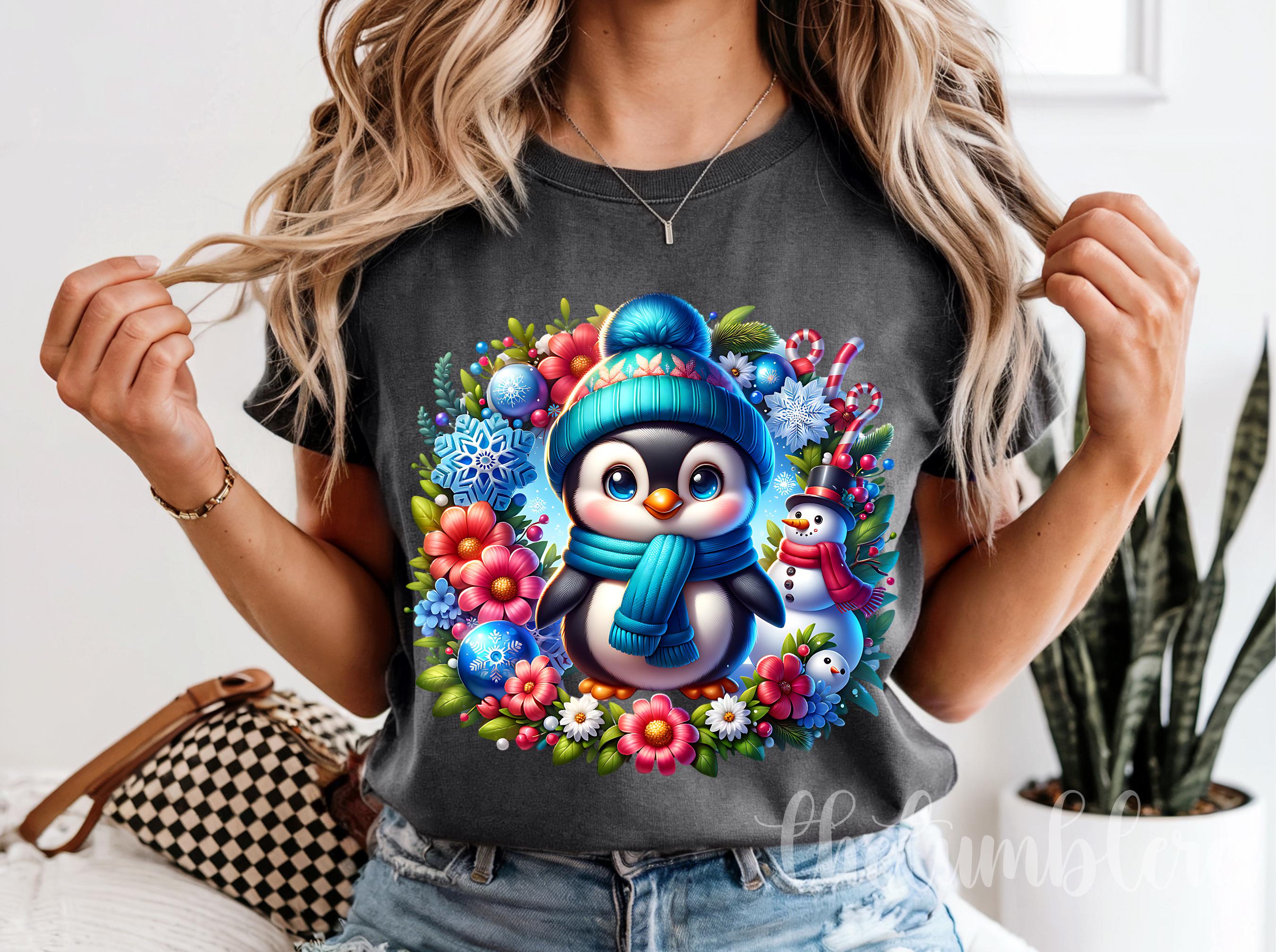 Penguin PNG: Winter Wonderland Design, Sublimation for T-shirts, Mugs ...
