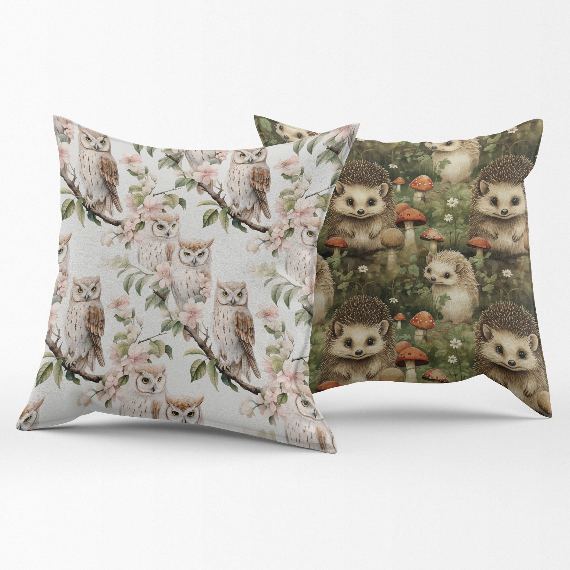 Woodland Animals Digital Paper Seamless Woodland Themed Paper Charming ...