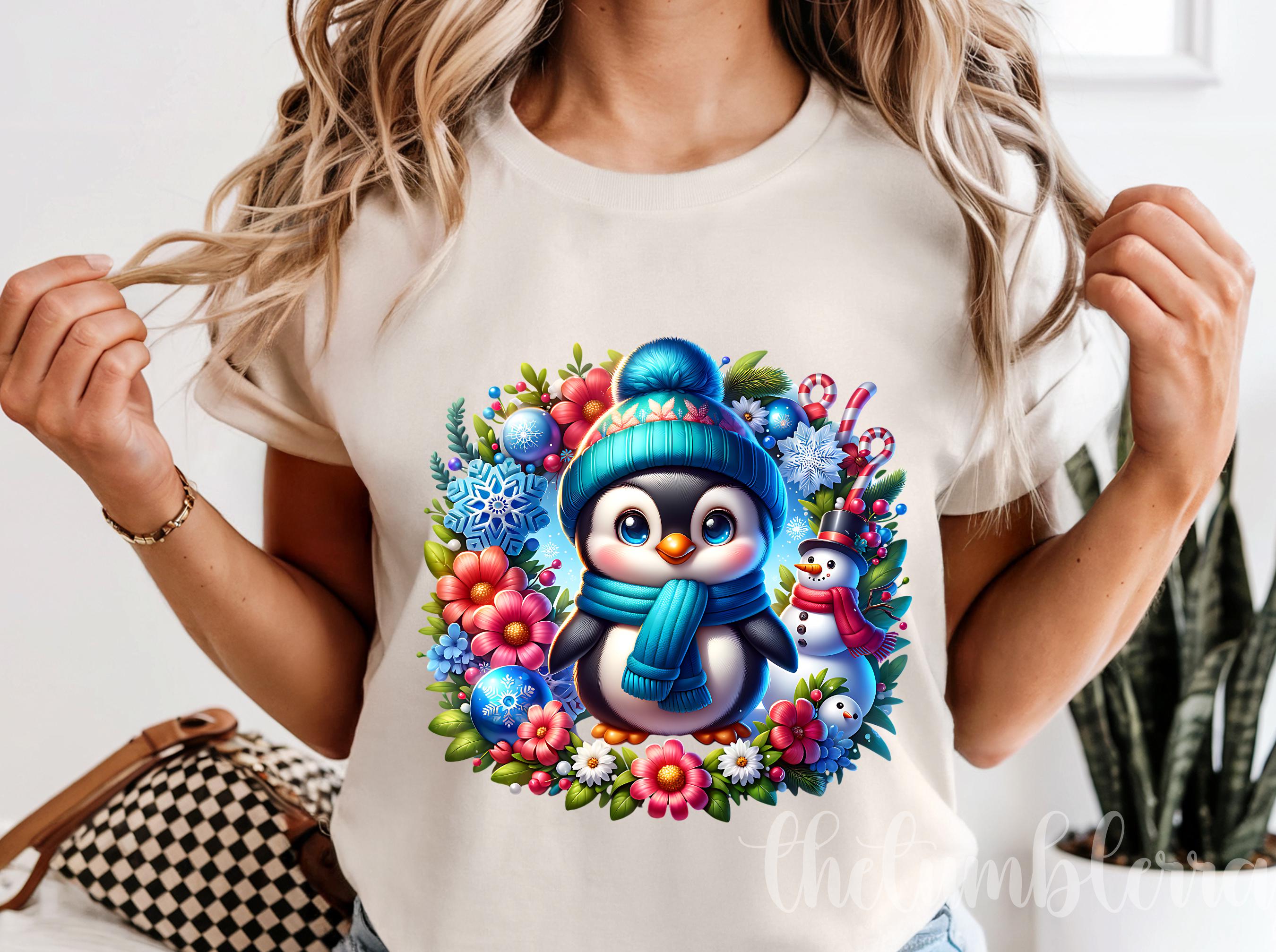 Penguin PNG: Winter Wonderland Design, Sublimation for T-shirts, Mugs ...
