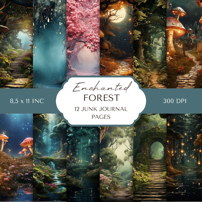 Enchanted Forest Template - Etsy