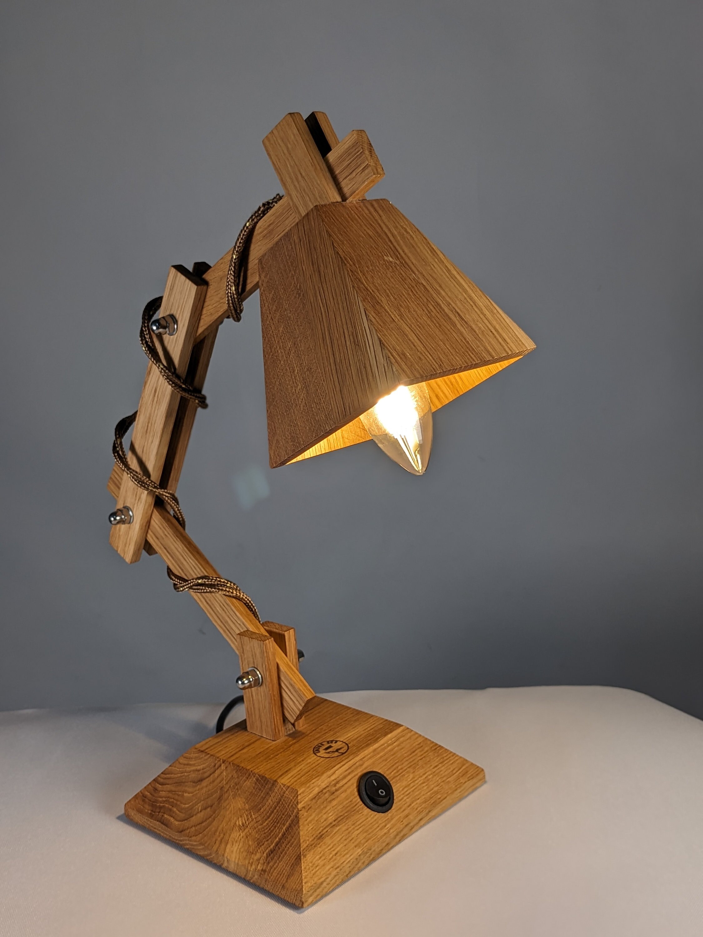 Office Desk Wooden Lamp, Living Room Table Light Decoration, Special ...