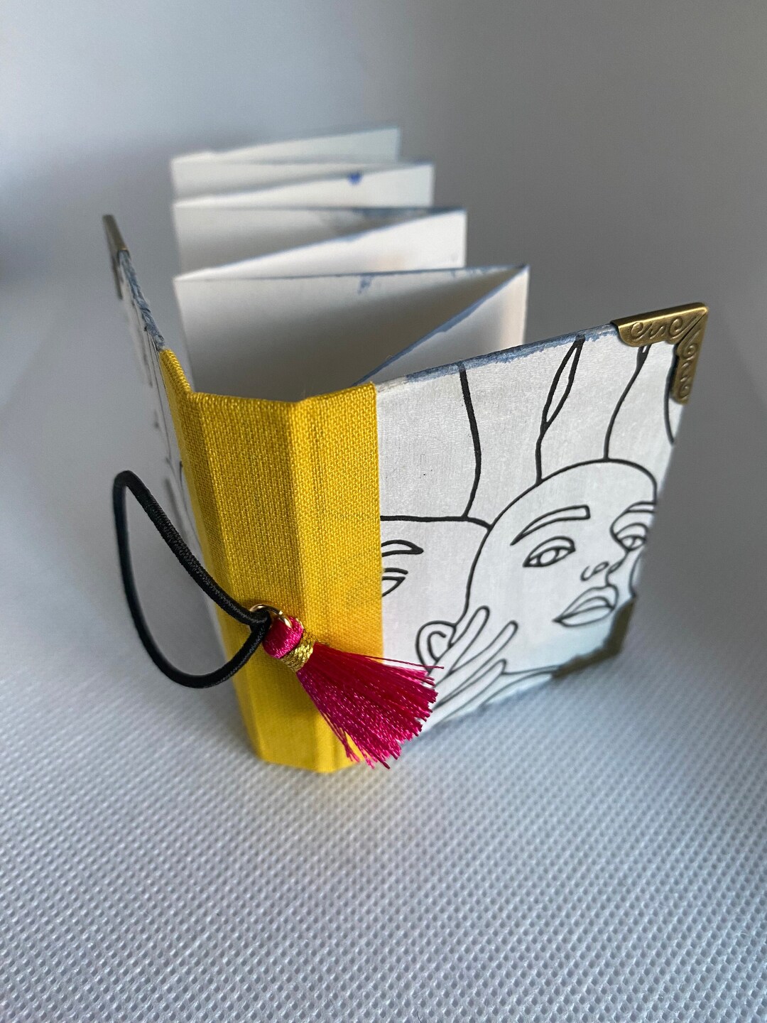 Small Book, Concertina Art Book, - Etsy